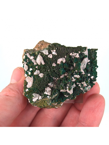 Malachite, cerussite, Tsumeb Mine, Namibia, 63 grams