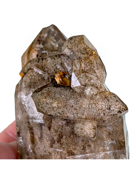 Quartz including clay, Corinto, Brazil, 330 grams