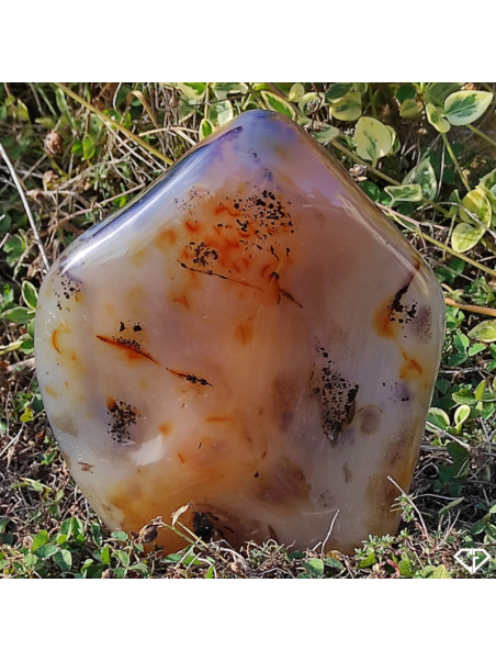 Dendritic agate block - Madagascar