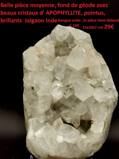 APOPHYLLITE GEODE - NASIK India