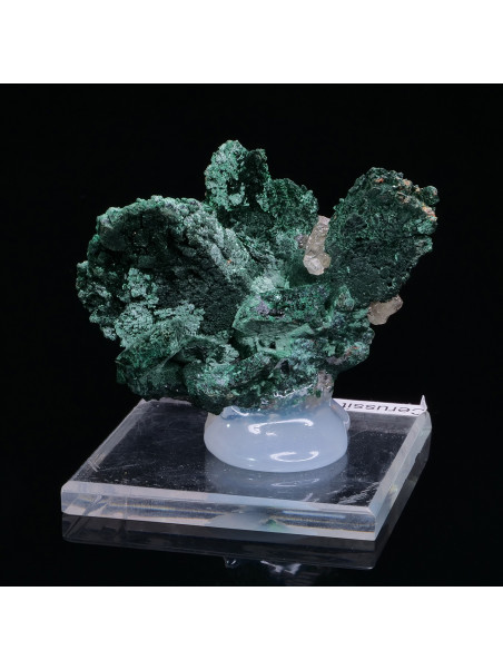 MALACHITE psm after AZURITE with CERUSSITE and MOTTRAMITE - Tsumeb Mine ...