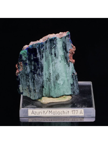 MALACHITE psm after AZURITE - Tsumeb Mine, Tsumeb, Oshikoto, Namibia