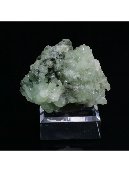 PREHNITE et ACTINOLITE - Monts Atlas, Boulemane, Fes-Meknes, Maroc