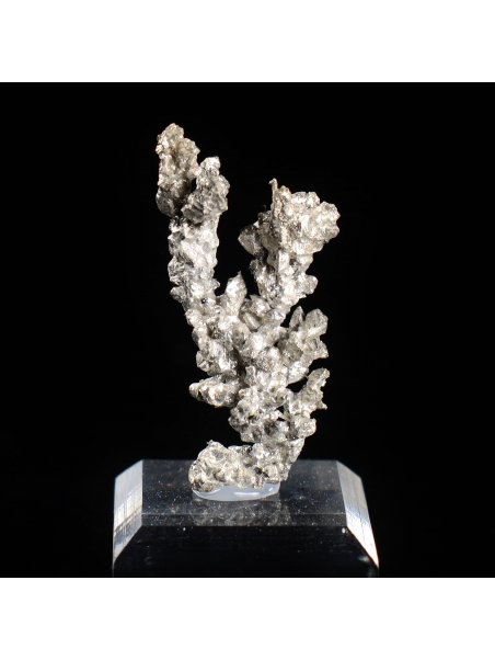 Native silver - Bouismas mine, Bou-Azzer mining district, Morocco