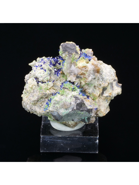 AZURITE - Tsumeb Mine, Tsumeb, Oshikoto, Namibia